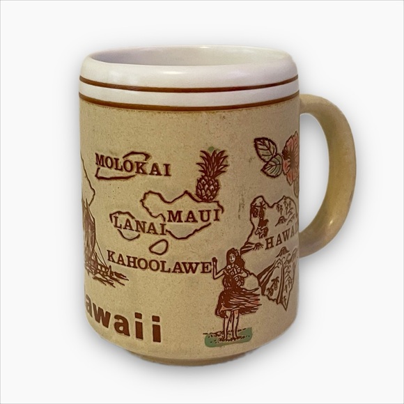Vintage | Dining | Vintage Aloha Hawaii Islands Stoneware Mug | Poshmark